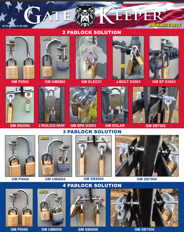 Gate Keeper Dual Locking Hasp